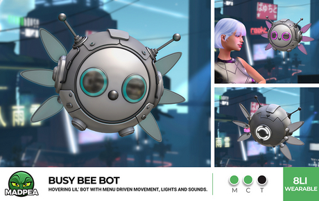Second Life Marketplace - MadPea Busy Bee Bot